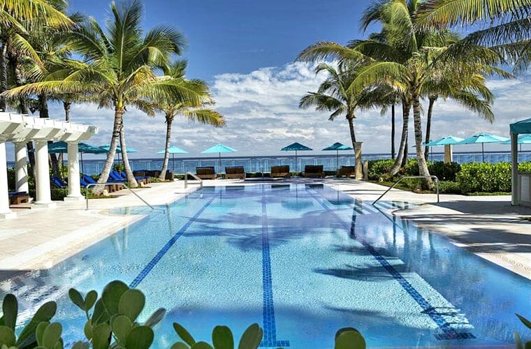 Oceanfront Pool At The Breakers Palm Beach