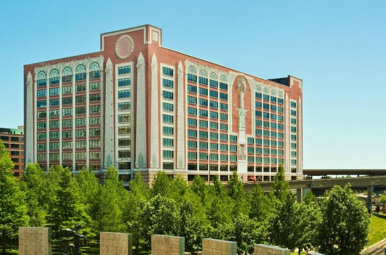 El hotel Red Lion en el centro de St. Louis