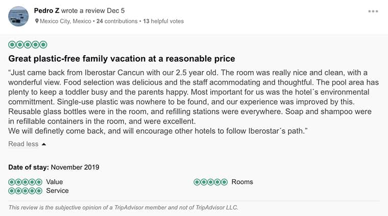 Iberostar Cancun Customer Review