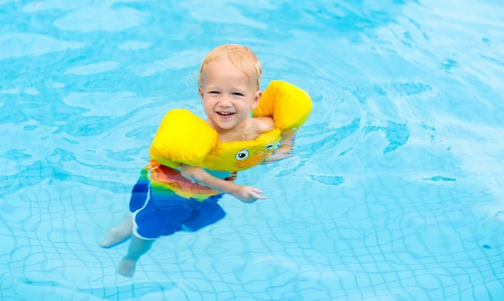 WATER FUN Toddler Floaties Puddle Jumper Kids Swim Vests 30-65 lbs 
