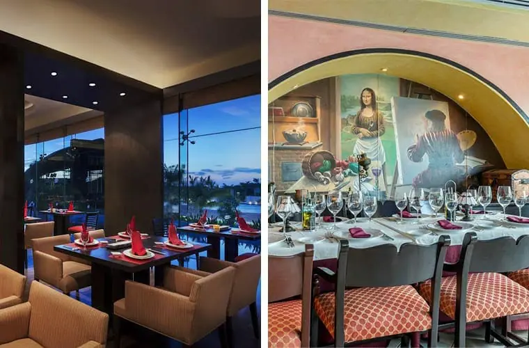 Comparing Restaurants Hard Rock And Omni