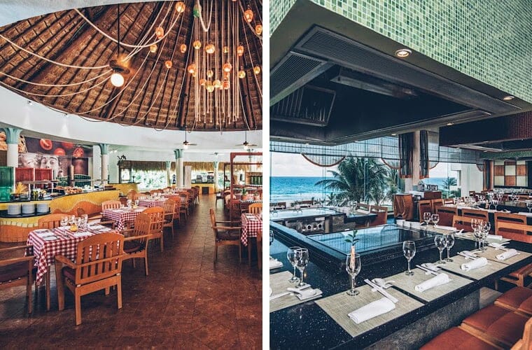 Comparing restaurants: Iberostar Paraiso Maya and Iberostar Cancun