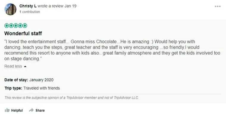 Dreams Punta Cana Customer Review