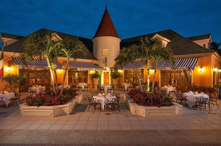 Le Petit Chateau Restaurant At Beaches Turks And Caicos