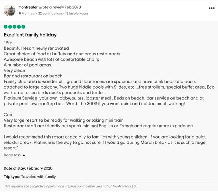 Bavaro Princess Punta Cana Customer Review 2