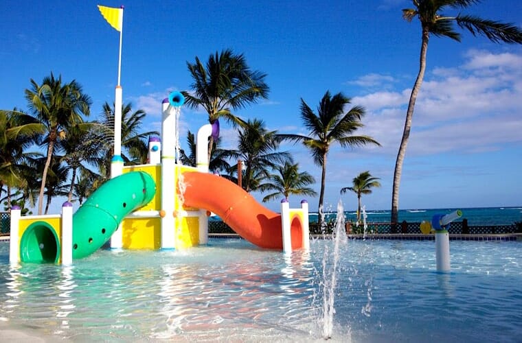 Children’s Pool And Mini Waterpark At Club Med Punta Cana