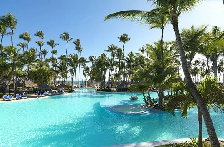 Swimming Pool At Melia Caribe Punta Cana