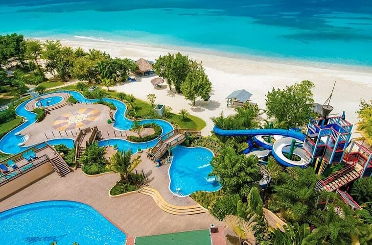 Three Freshwater Pools With Whirlpools At Beaches Negril