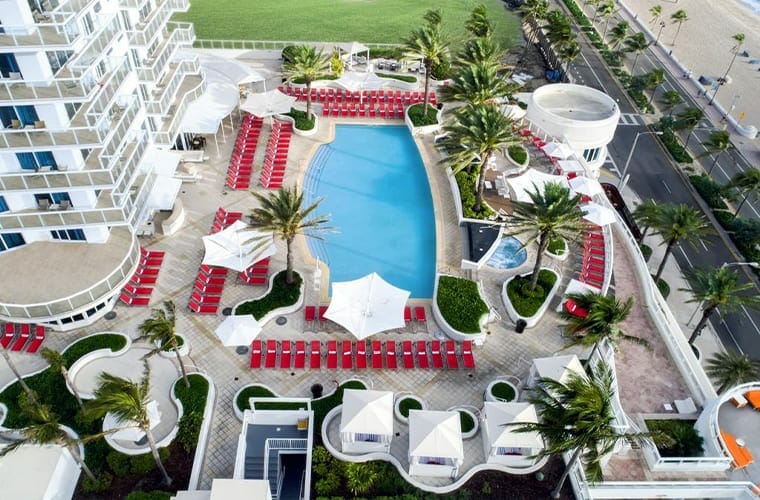 Pool At Hilton Fort Lauderdale Beach Resort