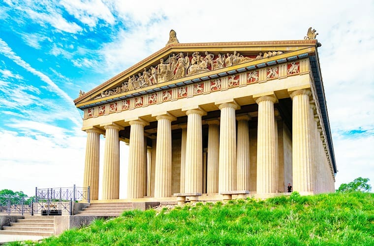 Centennial Park And The Parthenon