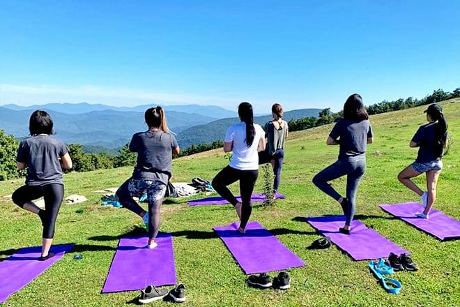 Hiking, Yoga & Big Views in the Blue Ridge Mountains