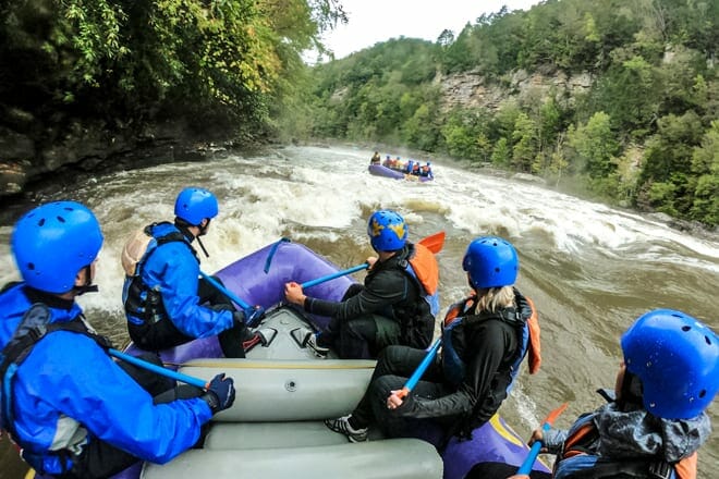 Adventures on the Gorge White Water Rafting — Lansing