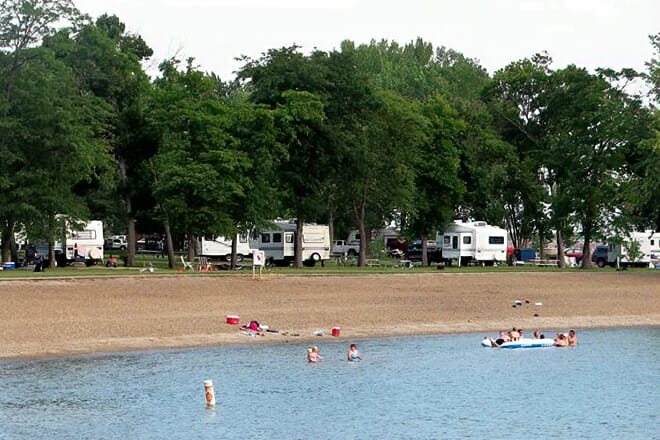 North Point Recreation Area Beach — Lake Andes