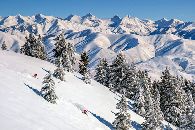 Skiing At Bald Mountain — Sun Valley