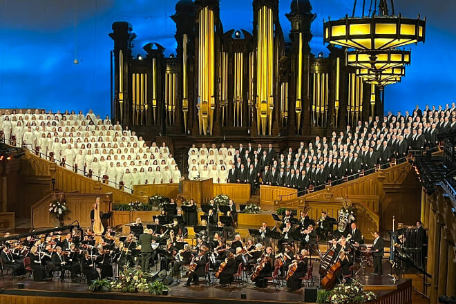 Tabernacle Choir Performance