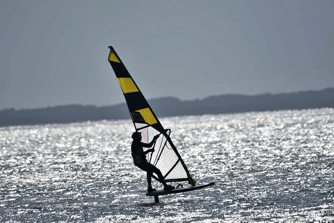Windsurfing In Laguna Madre