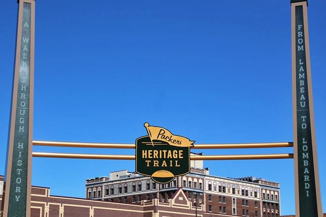 Green Bay Packers Heritage Trail Plaza