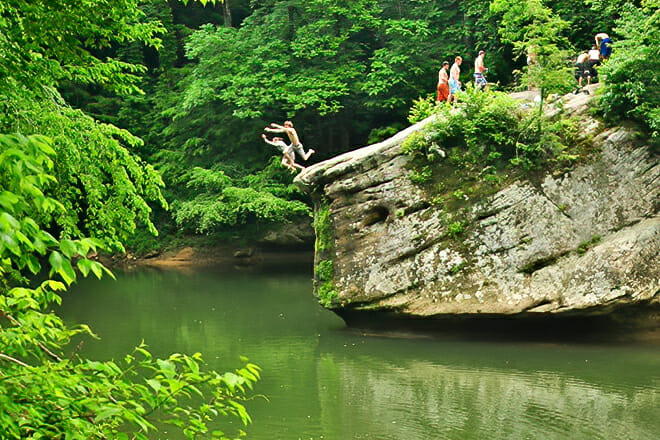 Jump Rock Swimming Hole