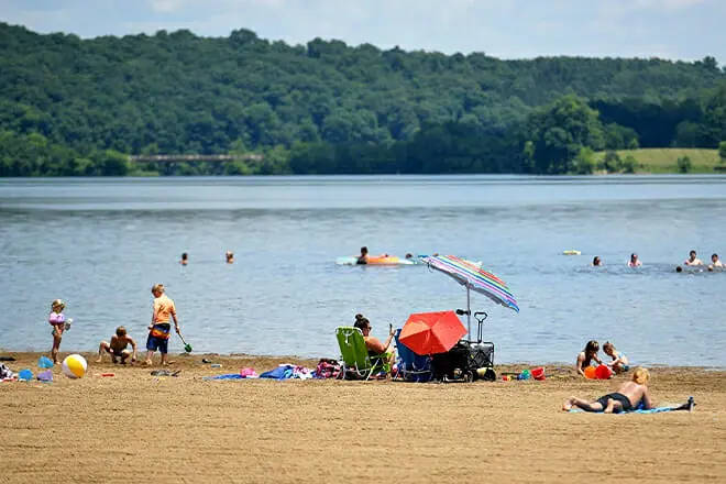 Salt Fork State Park Beach