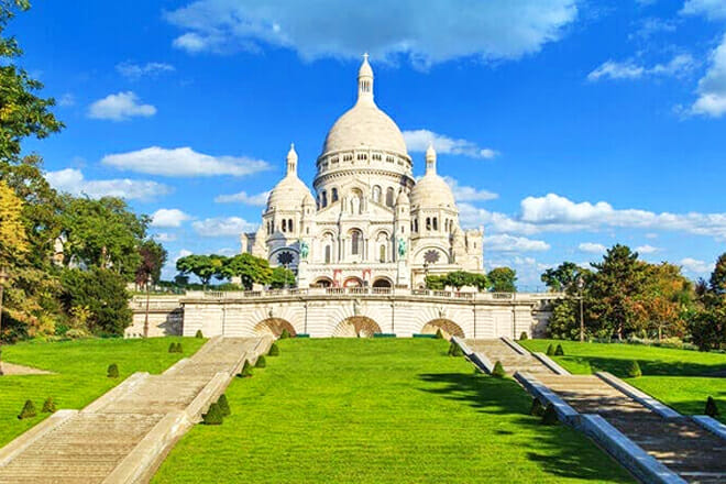 The Basilica Of The Sacred Heart Of Paris