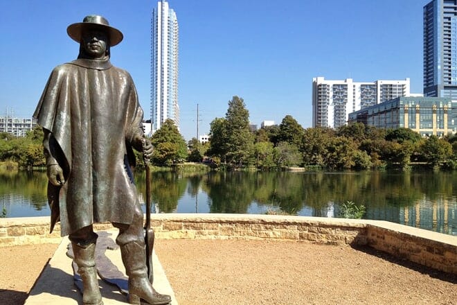 Stevie Ray Vaughan Statue