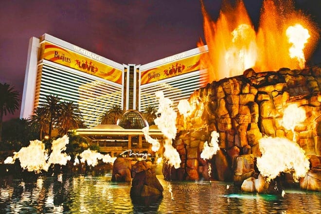 The Volcano at the Mirage