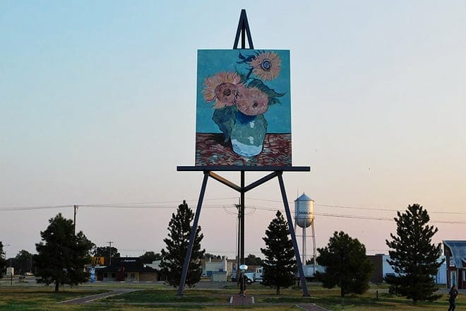 giant van gogh painting — goodland