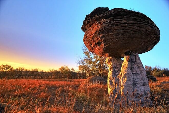mushroom rock state park — brookville