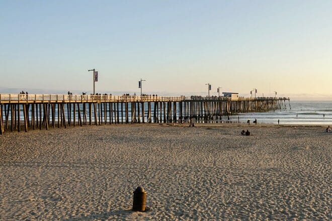 pier beach — pismo beach