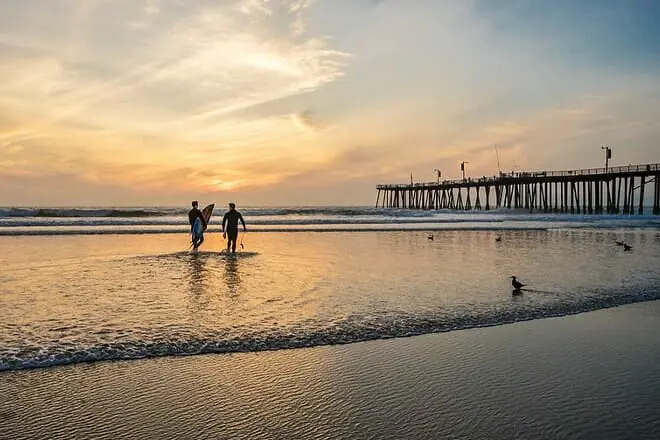 pismo beach pier beach