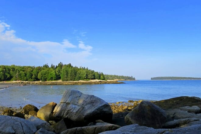 birch point state park beach — camden