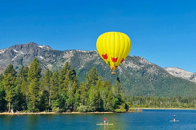 lake tahoe balloons