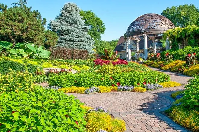 sunken gardens