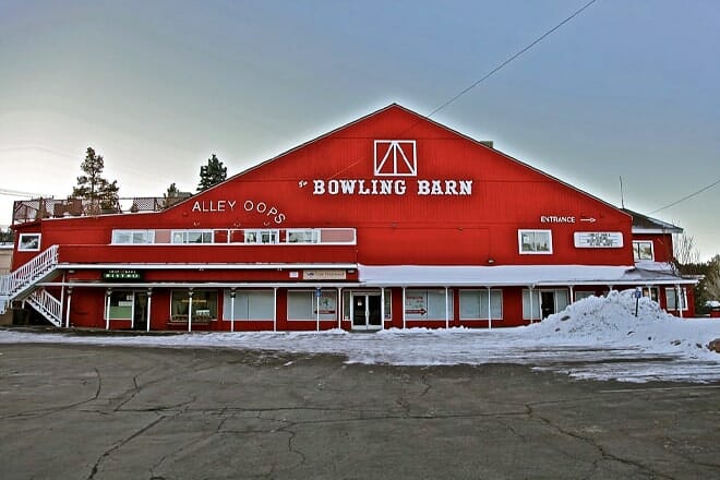 the bowling barn