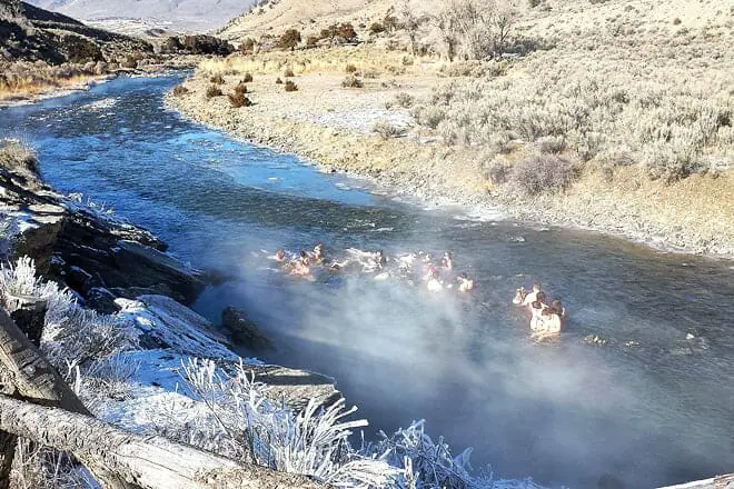 boiling river