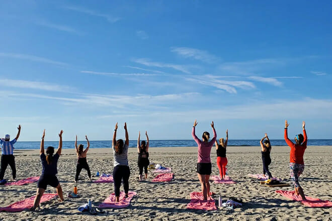 Cape May Beach Yoga