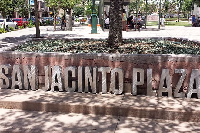 san jacinto plaza