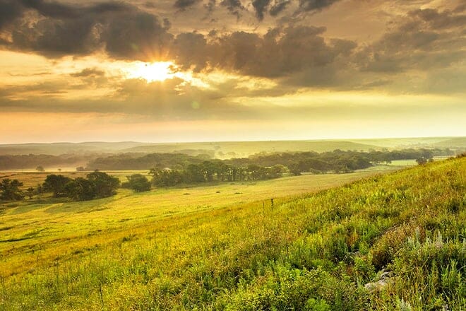 tallgrass prairie national preserve — strong city