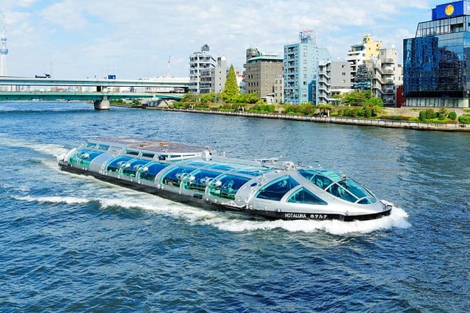tokyo river cruise — taito city