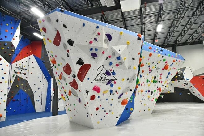 the gravity vault indoor rock gym