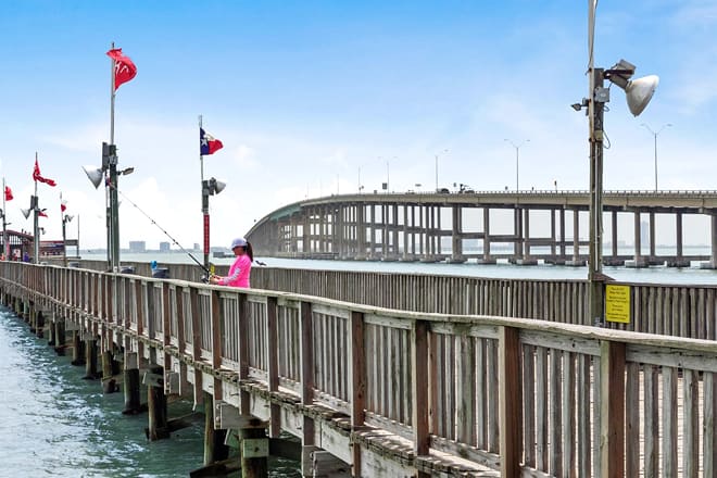 queen isabella state fishing pier — port isabel