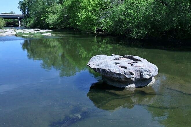 the round rock at brushy creek crossing