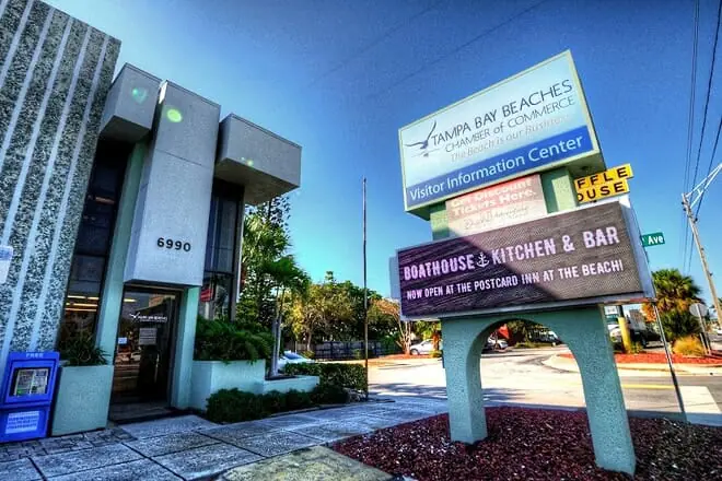 tampa bay beaches chamber of commerce visitor information center