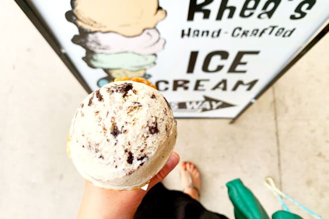 rhea’s ice cream