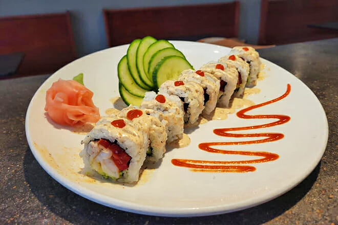 sake2me sushi rolls