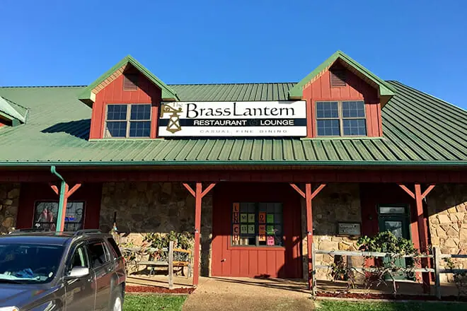 the brass lantern