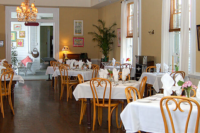 The Magnolia Room at the Chalfonte Hotel
