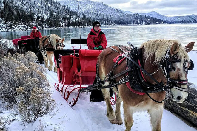 lake tahoe sleigh rides — south lake tahoe