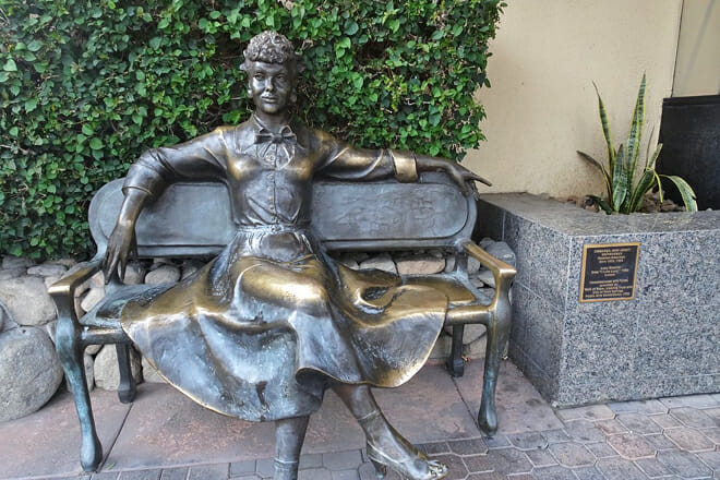 Statue of Lucille Ball