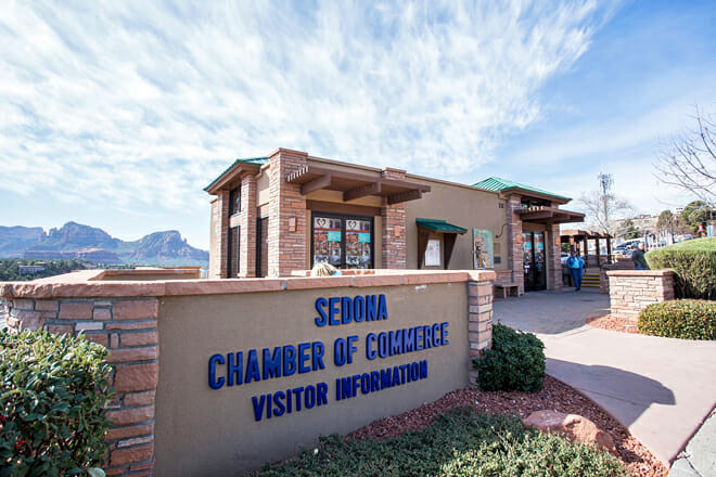 Drop by the Sedona Chamber of Commerce Visitor Center